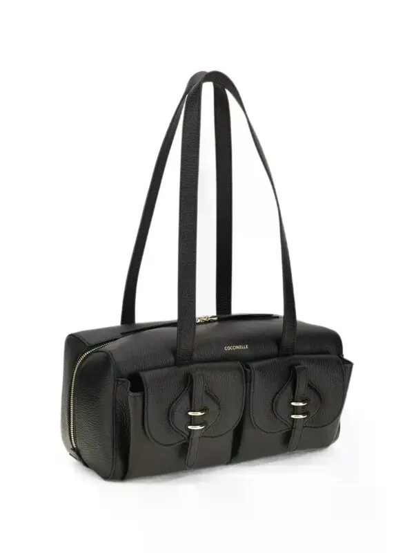 COCCINELLE Mavery Pocket Shoulder Bag - Black