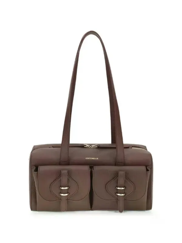 COCCINELLE Mavery Pocket Shoulder Bag - Brown