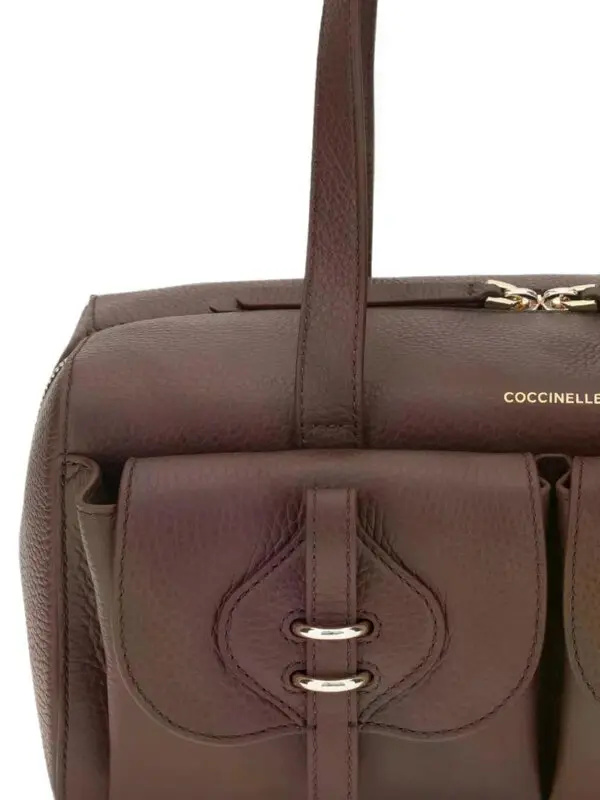 COCCINELLE Mavery Pocket Shoulder Bag - Brown