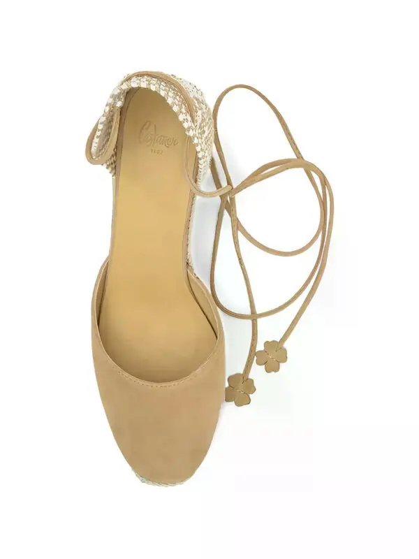 CastaÑer Carina Flower-charm Espadrilles - Neutrals