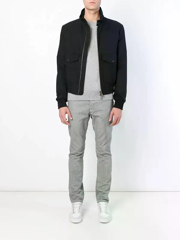AMI Paris High-collar Zipped Jacket