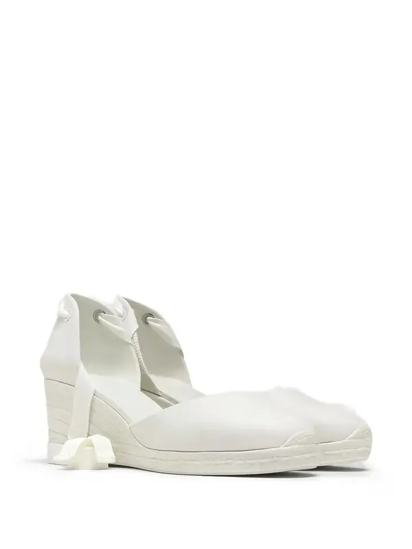 CastaÑer Careen Wedge Espadrilles - White