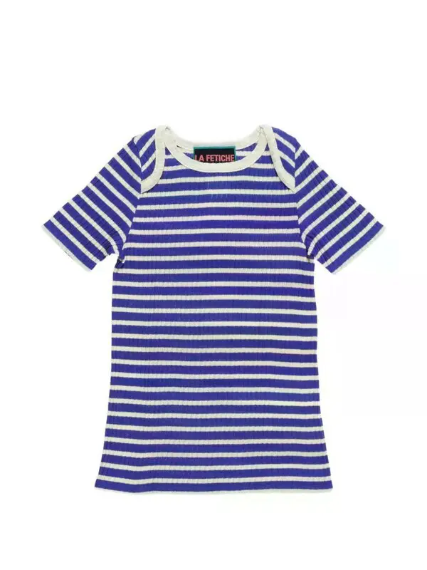 LA FETICHE Striped T-shirt - Blue