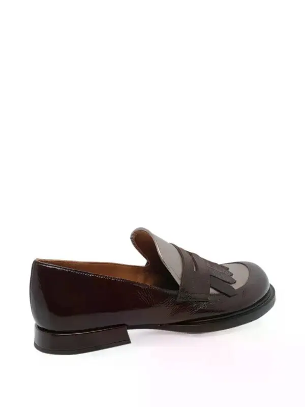 Chie Mihara Jeluse Fringe-detail Round-toe Loafers - Brown