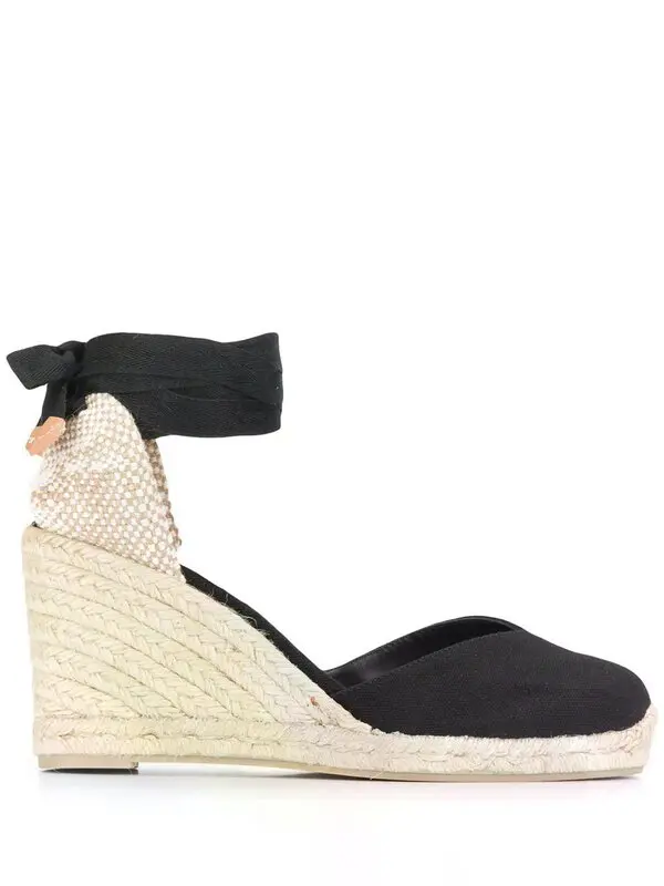 CastaÑer Chiara Wedge Espadrilles - Black