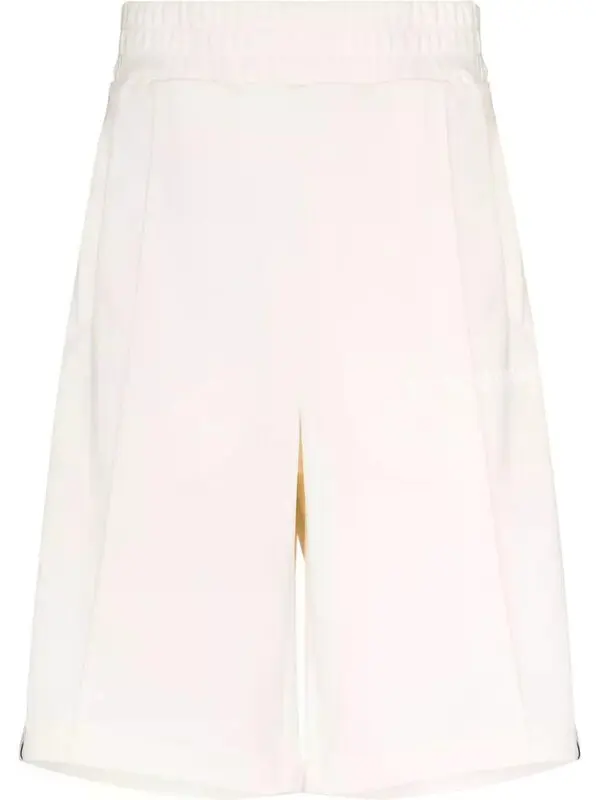 Palm Angels Logo-print Track Shorts - Neutrals