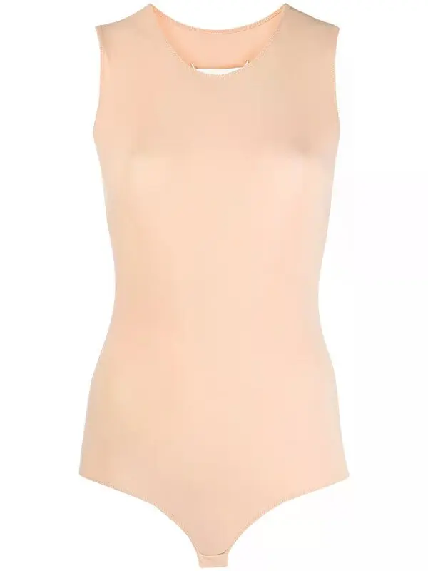 MAISON MARGIELA Fitted Sleeveless Bodysuit - Neutrals
