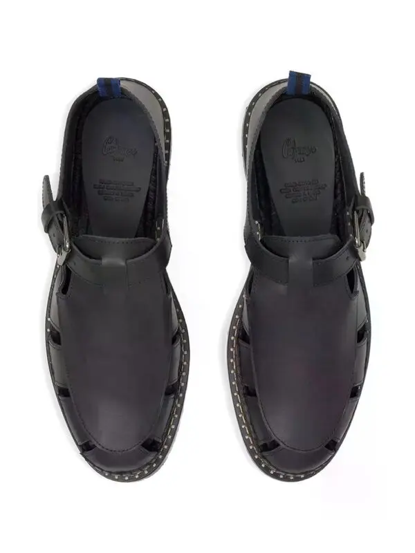 CastaÑer Fito Buckled Leather Espadrilles