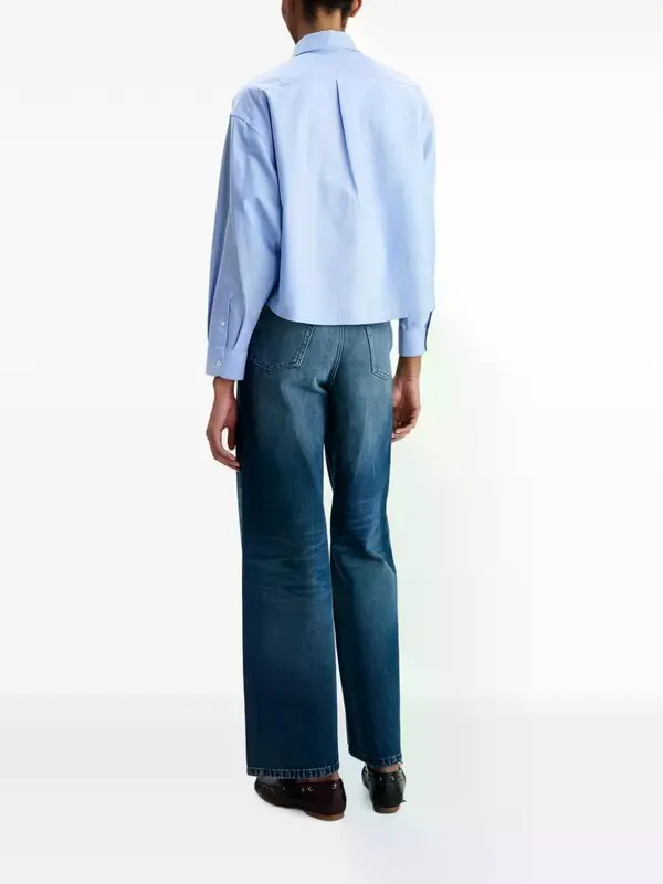 A.p.c. Button-down Cropped Shirt