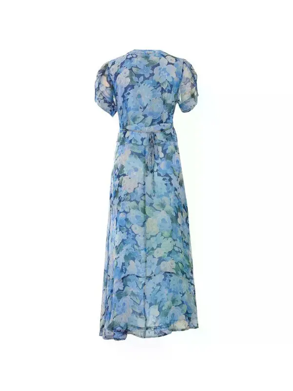 Rixo Novara Floral-print Dress - Blue
