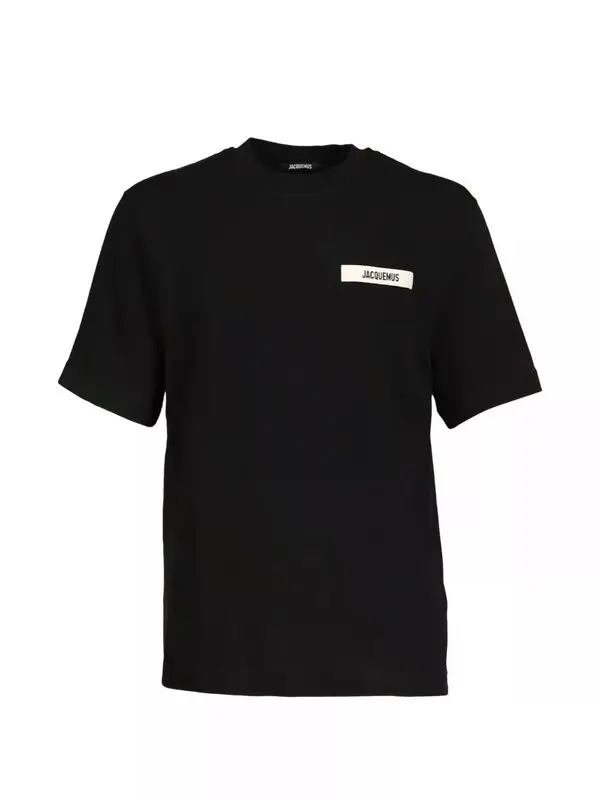 Jacquemus Logo-patch T-shirt - Black