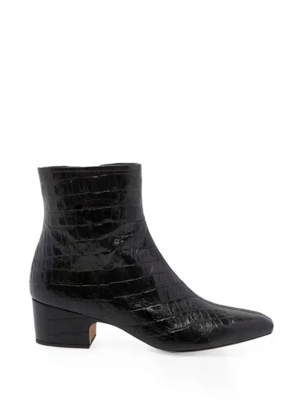 Chie Mihara Cumiya Croc-effect Ankle Boots - Brown