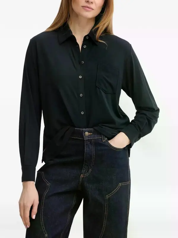 Marc O'polo Chest-pocket Long-sleeve Shirt - Blue