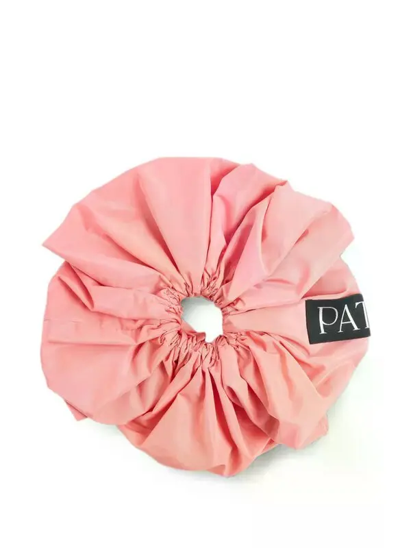 PATOU Logo-patch Scrunchie - Pink