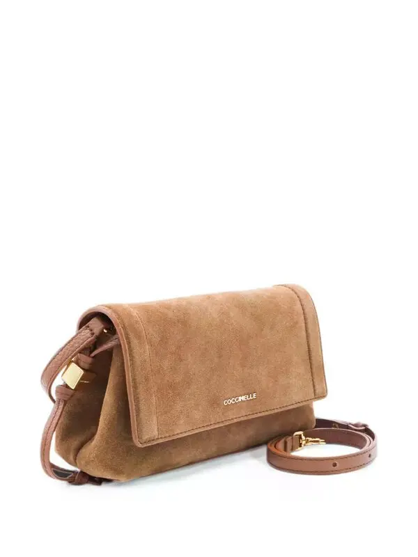 COCCINELLE Mini Thess Suede Leather Shoulder Bag
