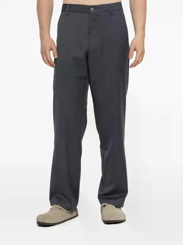 SAMSOE SAMSOE Zip-up Straight-leg Trousers