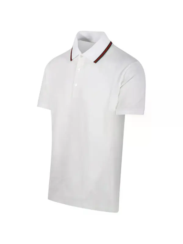 Gucci Web-stripe Polo Shirt