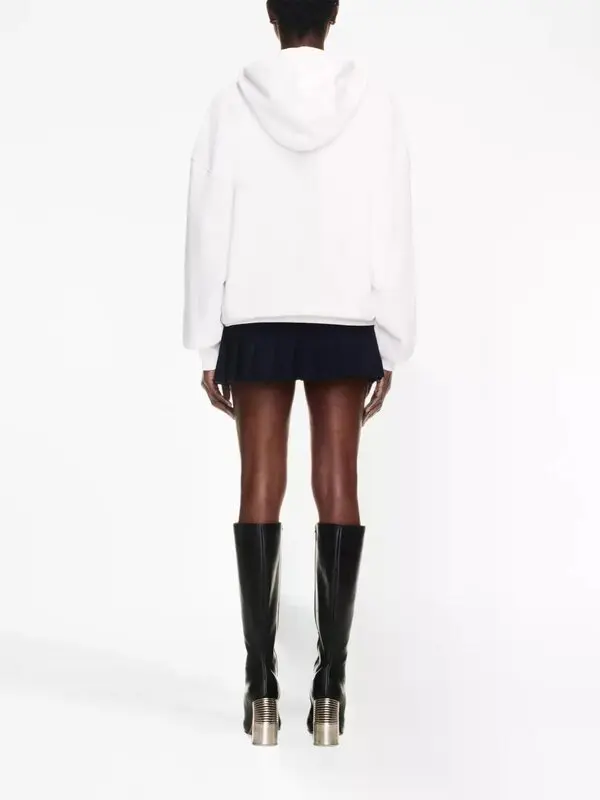 Off-White Slogan-print Drawstring Hoodie