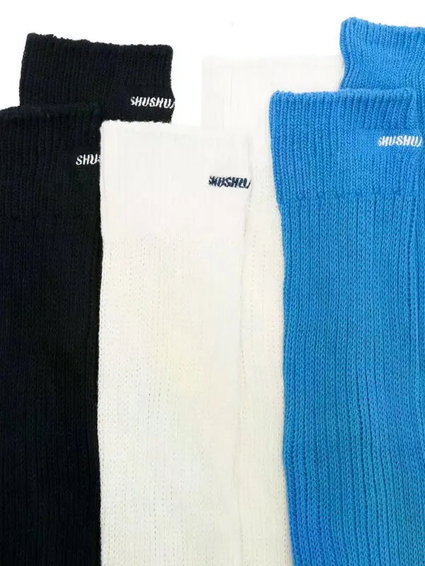 SHUSHU/TONG Ribbed Socks