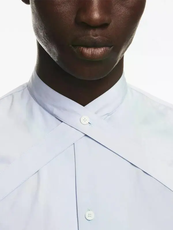 Off-White Crossover-strap Cotton Shirt