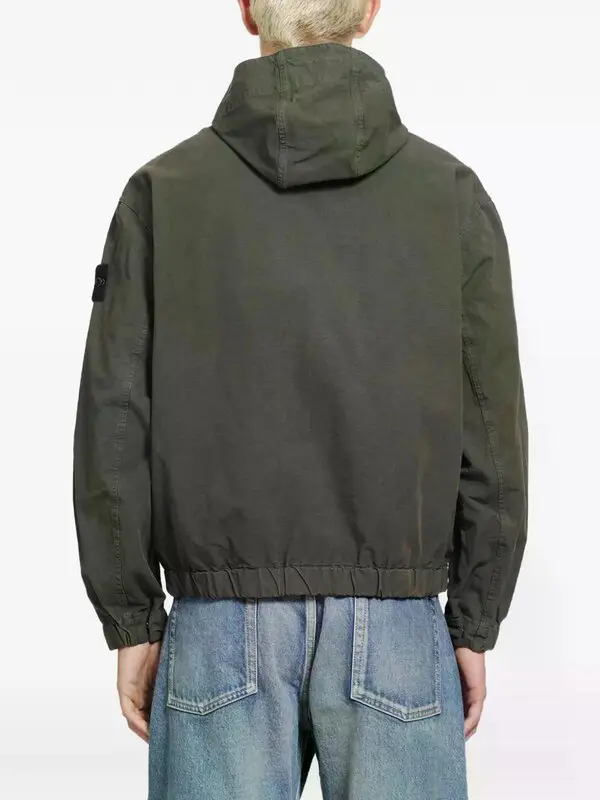 Stone Island Logo-patch Hooded Jacket