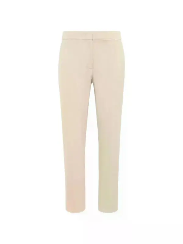 Max Mara Pressed-crease Cropped Trousers - Neutrals