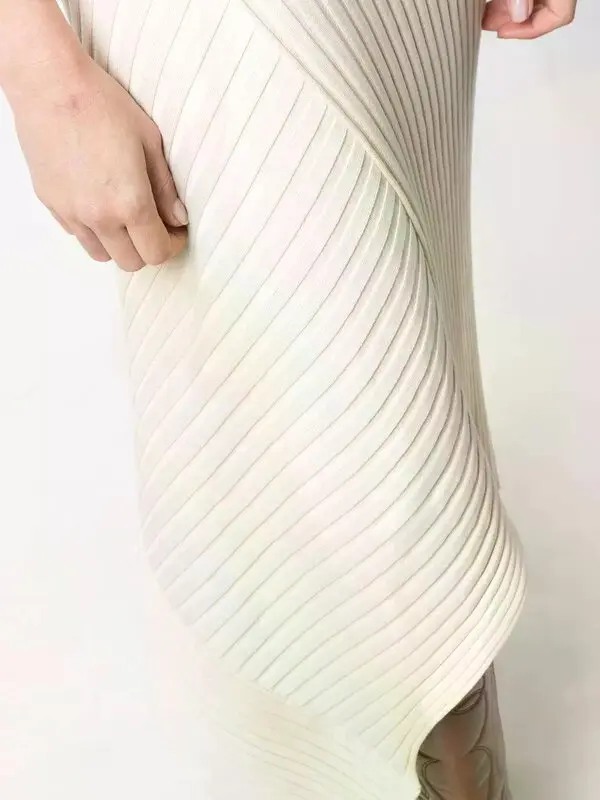 Stella McCartney Asymmetric Knitted Sleeveless Dress
