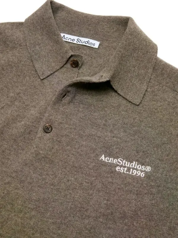 Acne Studios Wool Knit Polo