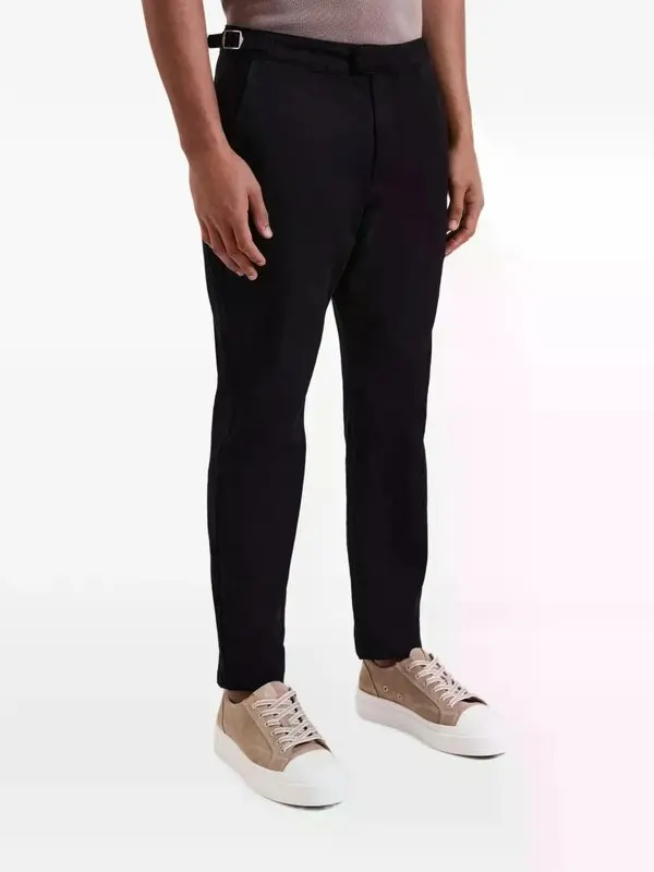 MAUVAIS Buckle-fastening Trousers - Black