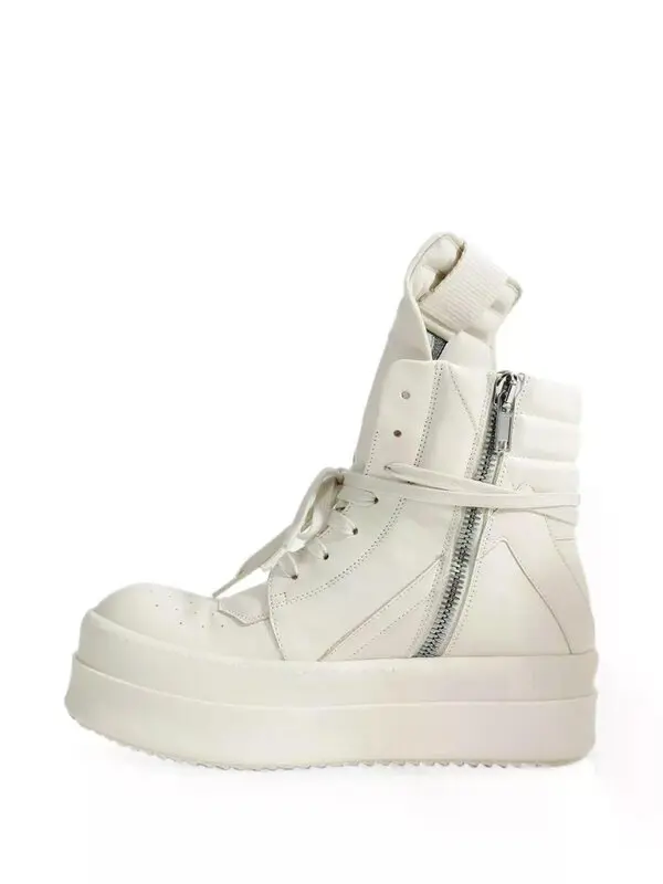 Rick Owens Mega Bumper Geobasket Zip-up Sneakers
