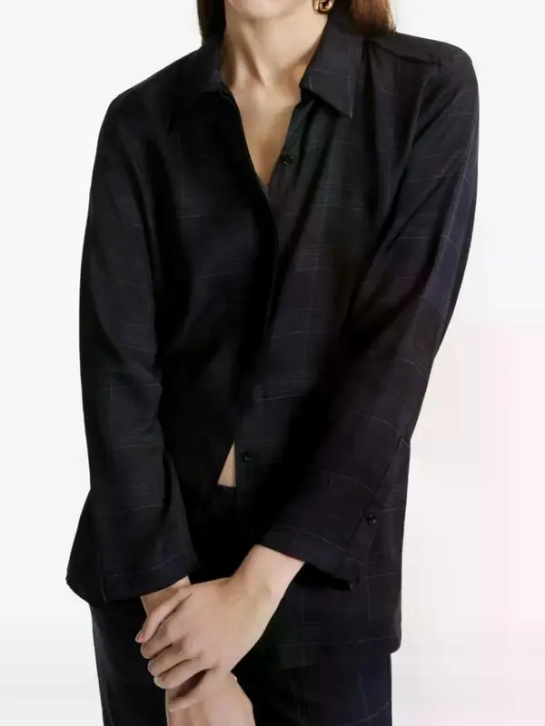 Marella Mllballata Check-print Twill Shirt