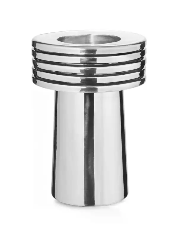 LOUISE ROE Fountain 03 Vase - Silver