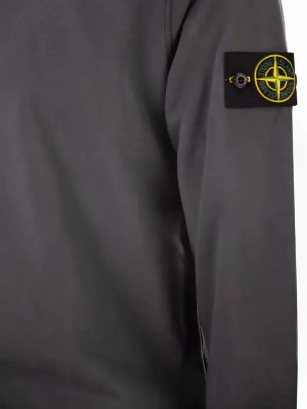 Stone Island Logo-patch Raglan-sleeve Sweater