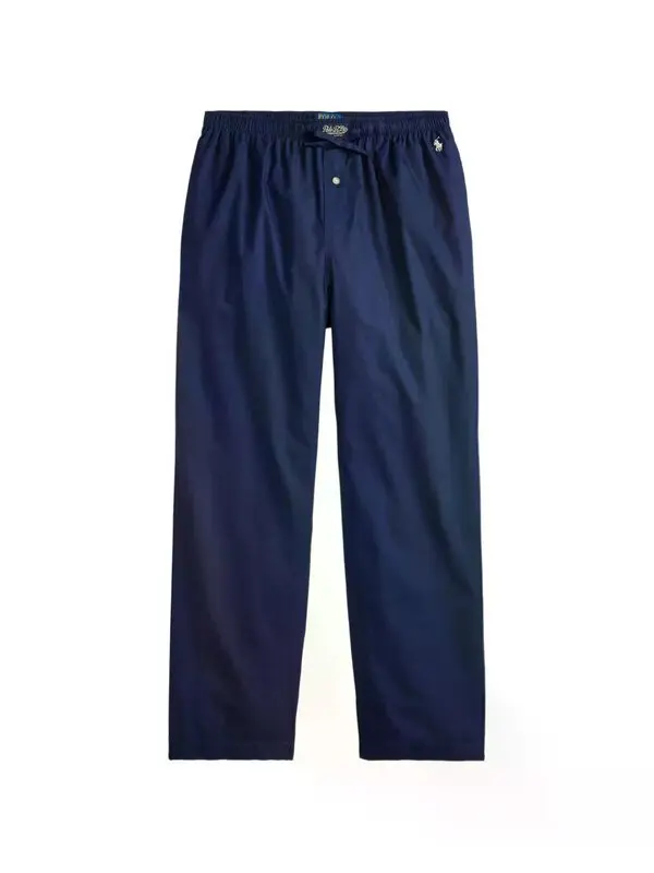 Polo Ralph Lauren Logo-embroidered Drawstring Pajama Pants - Blue