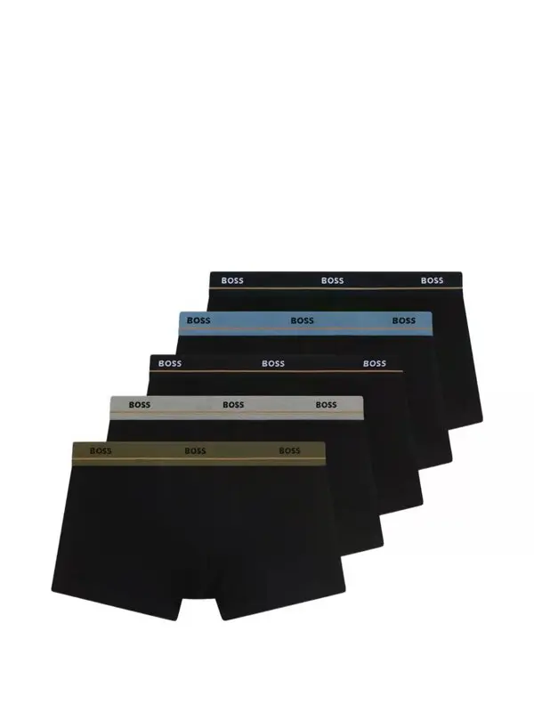 BOSS Logo-waistband Boxers - Black