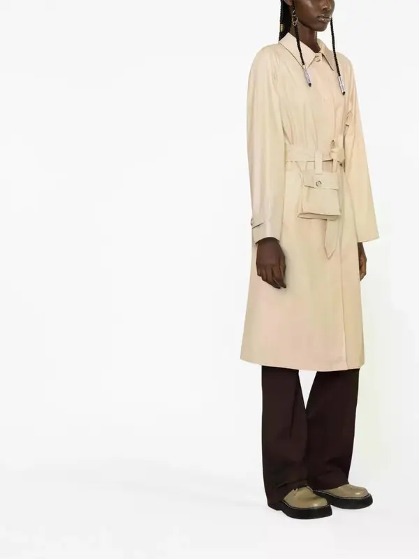 Woolrich X Daniëlle Cathari Flap-pouch Belted Trench Coat