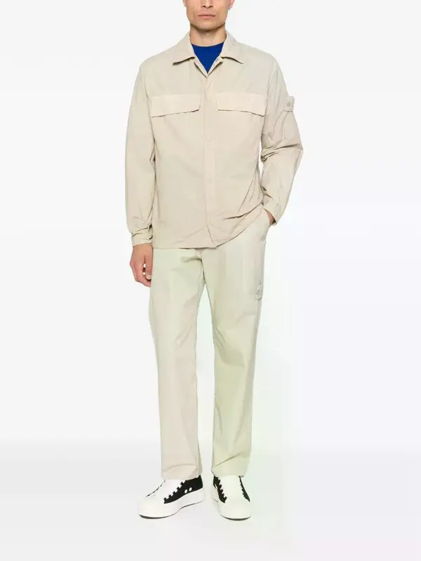 Stone Island Logo-patch Trousers - Neutrals
