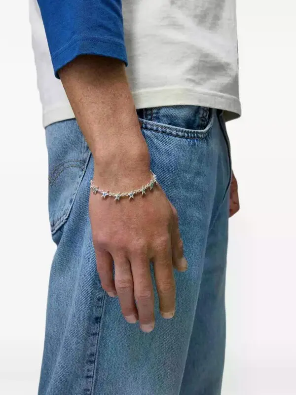 TWOJEYS Stone-embellished Star-detail Bracelet - Silver