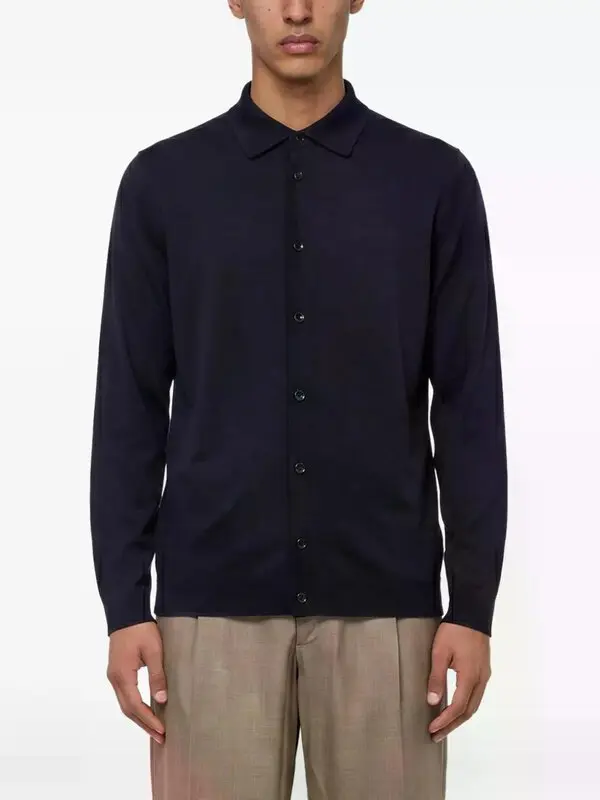 LARDINI Long-sleeve Buttoned Shirt