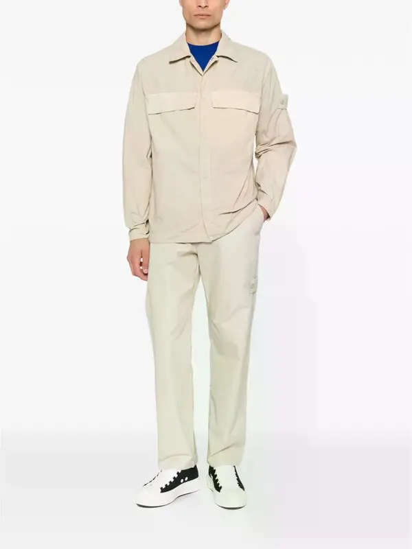 Stone Island Logo-patch Pocket Shirt