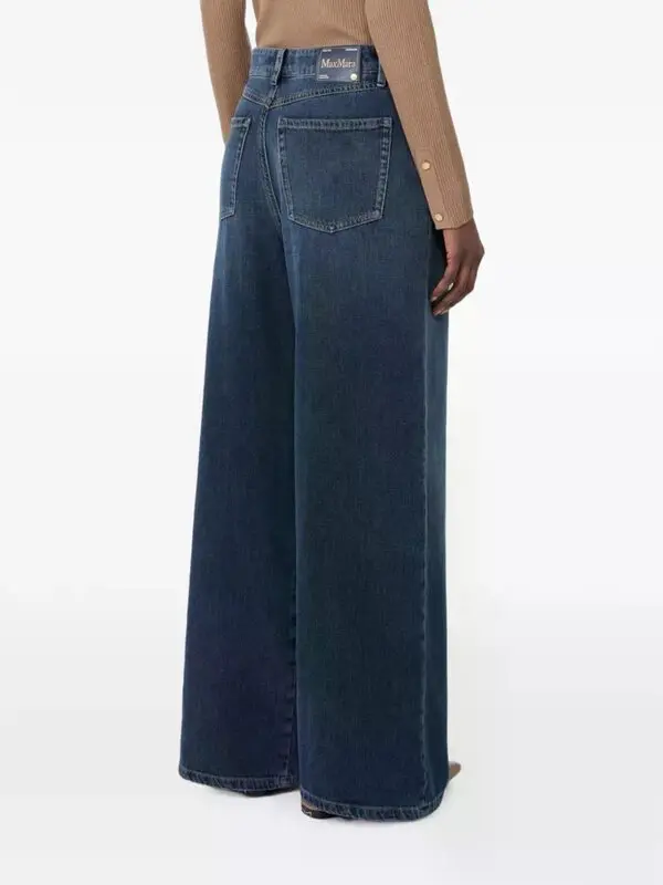 Max Mara Smmelia Wide-leg Denim Jeans - Blue