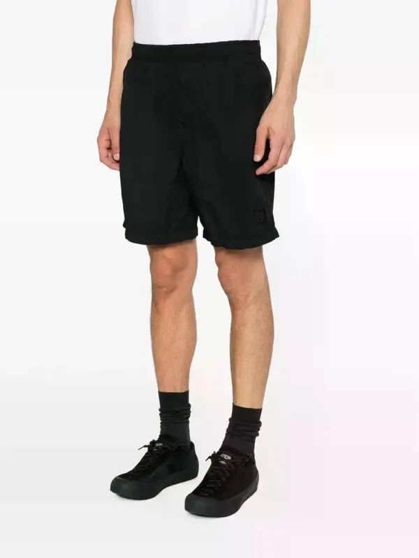 Stone Island Elasticated-waistband Logo Track Shorts
