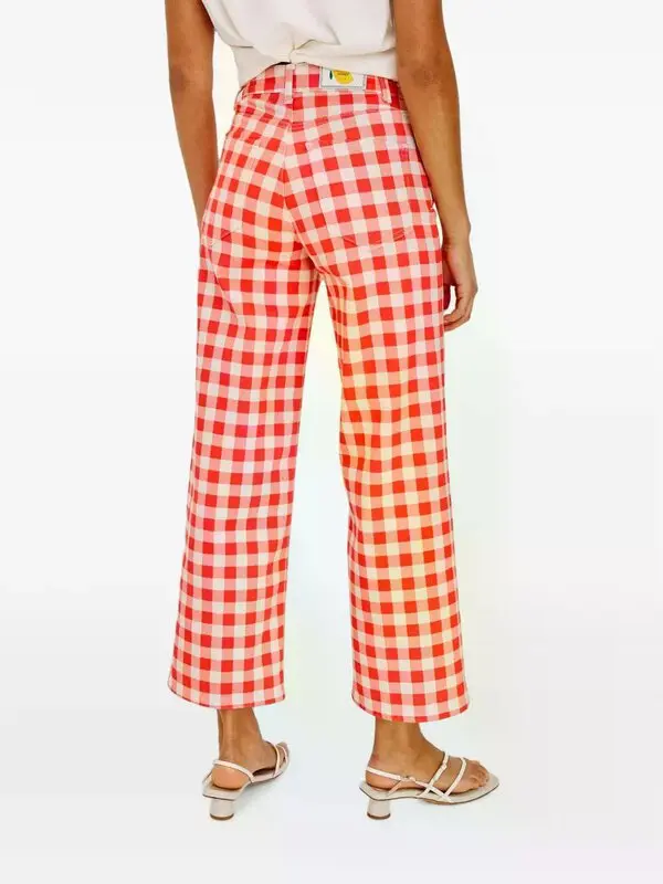 Rails Xgiadzy Getty Cropped Gingham Trousers