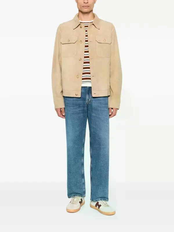 Polo Ralph Lauren Suede Button-up Jacket