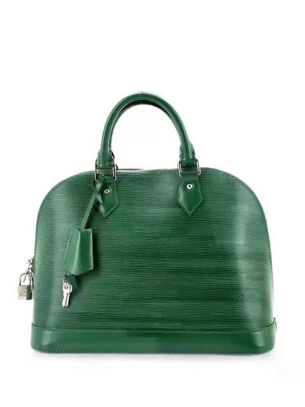 LOUIS VUITTON Alma Handbag Epi Leather Pm Satchel - Green