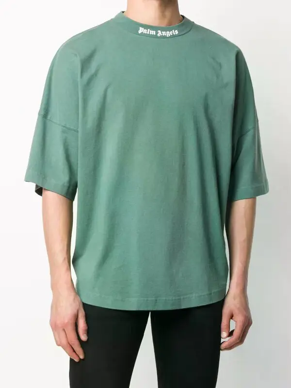 Palm Angels Logo-print Over T-shirt