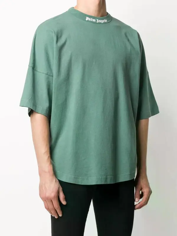 Palm Angels Logo-print Over T-shirt