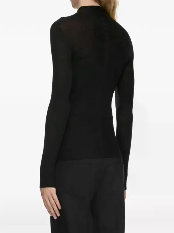Rick Owens Ribbed-knit High-neck Sweater
