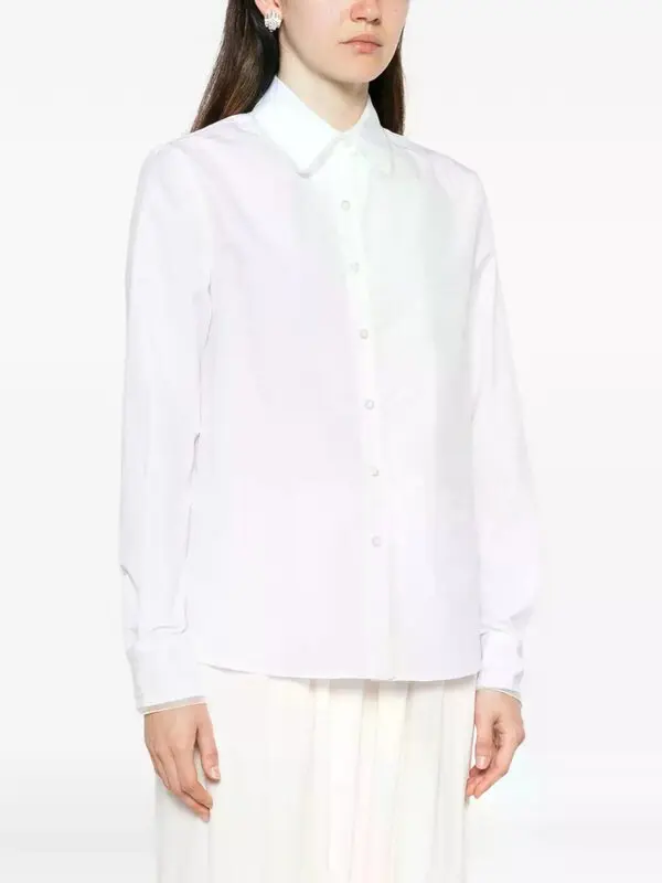 Fabiana Filippi Long-sleeve Shirt With Classic Collar