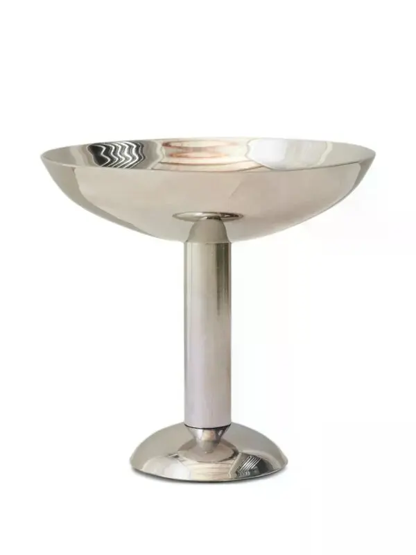 LOUISE ROE Polished-finish Tall Champagne Coupe - Silver